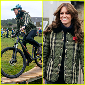 Kate Middleton Rides Bike in Scotland, Comforts Young Boy Who Fell Off ...