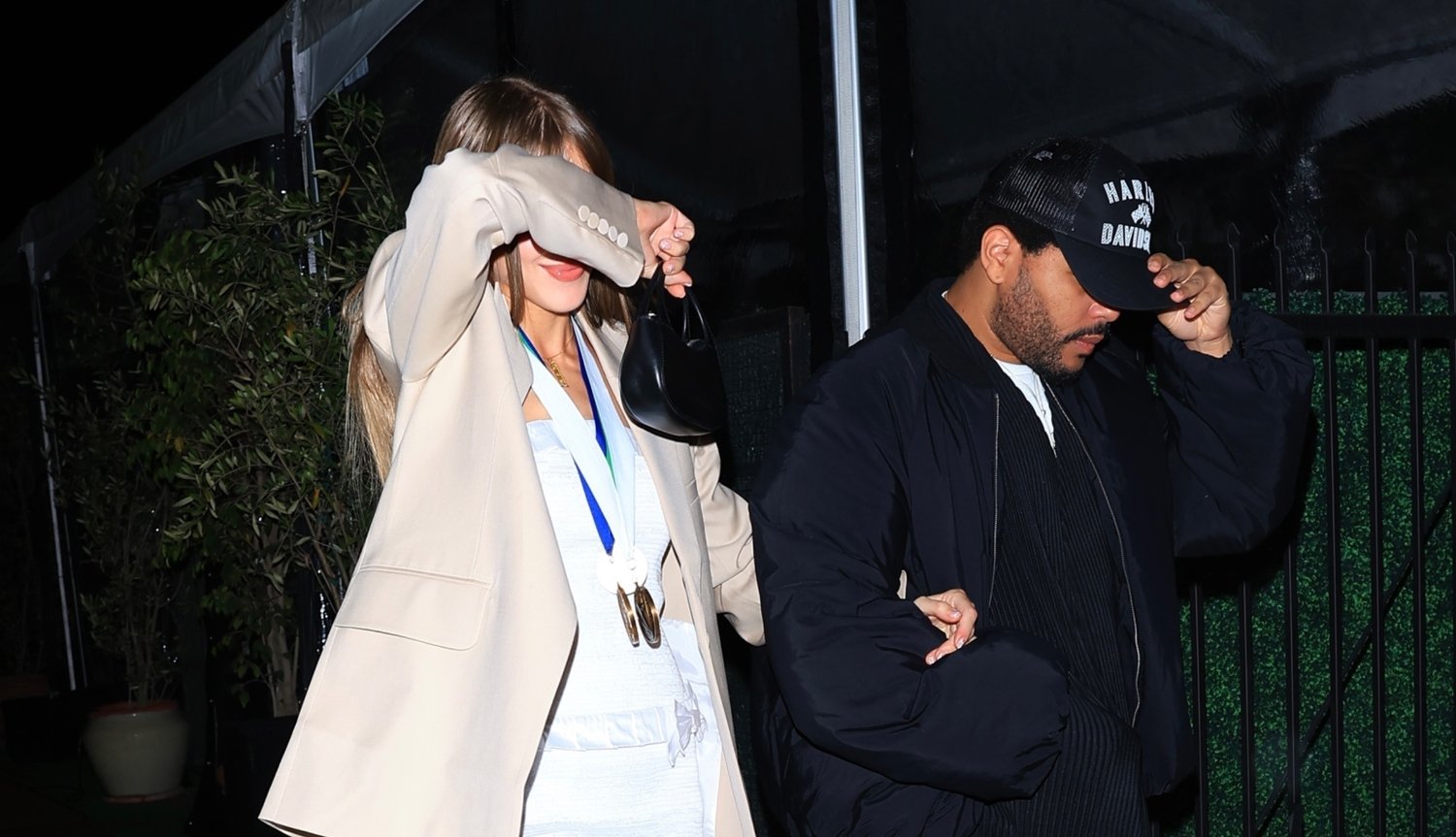 The Weeknd & Girlfriend Simi Khadra Spotted on Date Night, Try to Keep ...