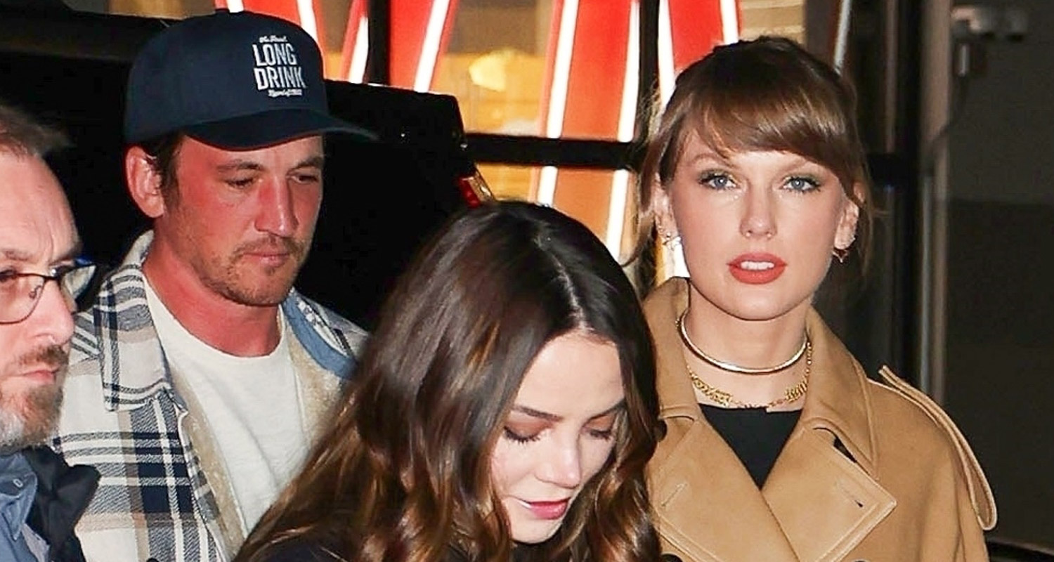 Taylor Swift Celebrates Early Birthday Dinner with Miles Teller & Wife ...