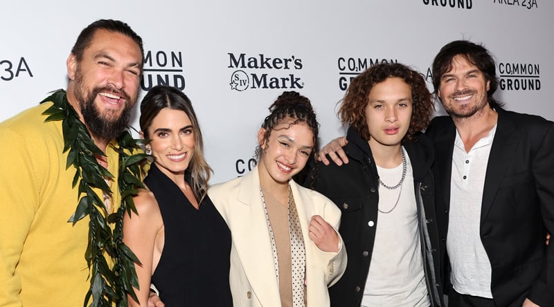 Jason Momoa & His Kids Join Ian Somerhalder & Nikki Reed at ‘Common Ground’ Screening in Los ...