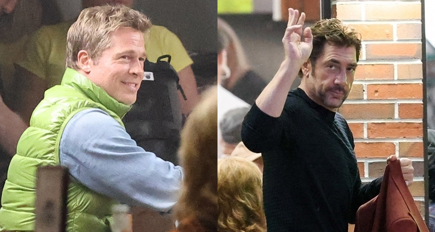 Brad Pitt & Javier Bardem Film More Scenes for Formula One Movie in ...