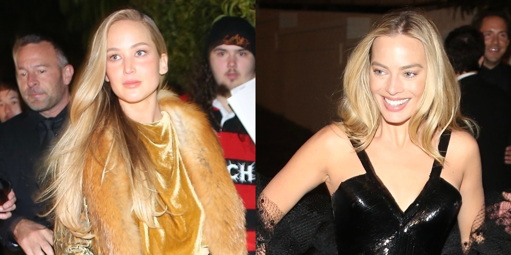 Jennifer Lawrence & Margot Robbie Change Up Their Looks for Golden ...