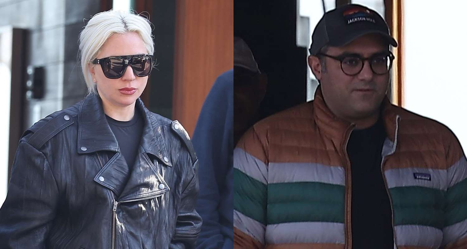 Lady Gaga Wears All Black Outfit While Shopping with Boyfriend Michael ...
