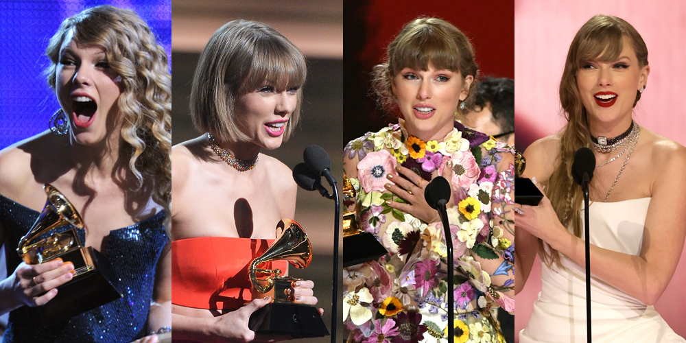 Every Taylor Swift Album of the Year Grammys Acceptance Speech Over the ...