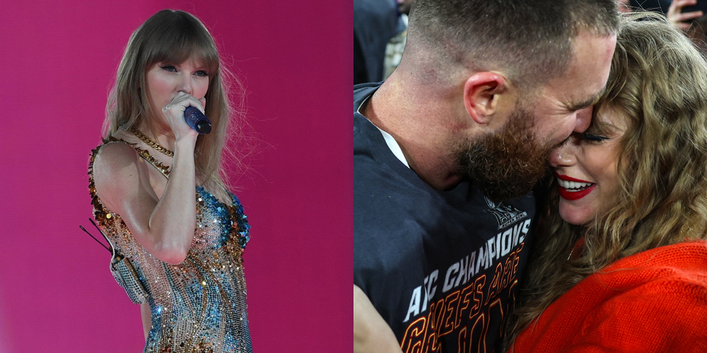 Taylor Swift Kisses Travis Kelce, Shows Him Love Onstage During ‘Eras ...