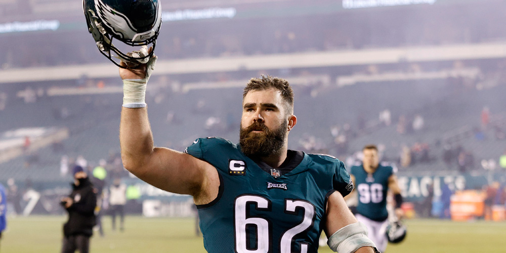 Jason Kelce Retires From NFL, Brother Travis Seen Getting Emotional During Announcement Press ...