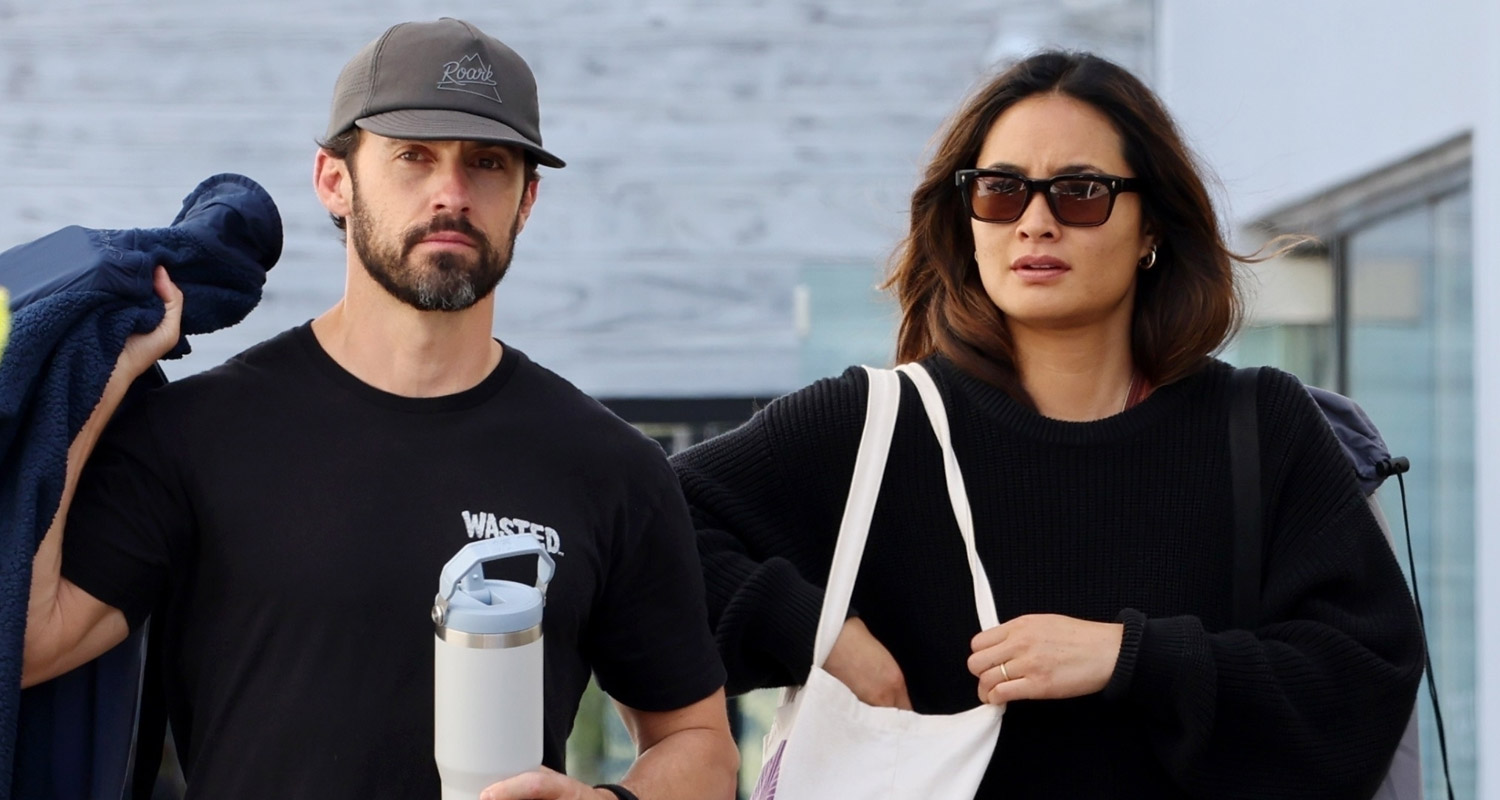 Milo Ventimiglia & Wife Jarah Mariano Hit Up Morning Yoga Class in Rare ...