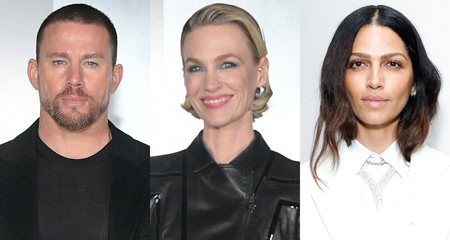 Channing Tatum, January Jones, & More Step Out for Versace Icons Party ...