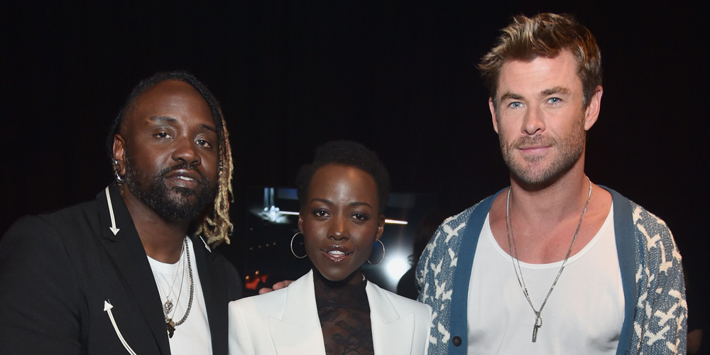Chris Hemsworth Links Up With Marvel Stars Brian Tyree Henry & Lupita ...