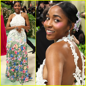 Ayo Edebiri Goes Pretty in Florals for Met Gala Debut! | 2024 Met Gala ...