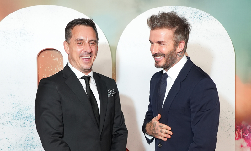 David Beckham Reunites with Pal Gary Neville at ’99′ Documentary ...