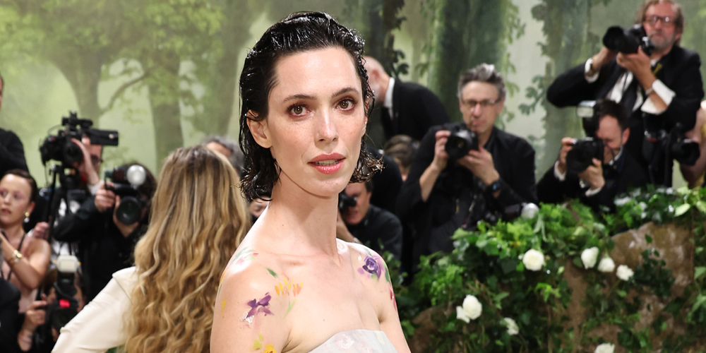 Rebecca Hall Rocks Dreamy, Floral Body Art at Met Gala 2024 | 2024 Met ...