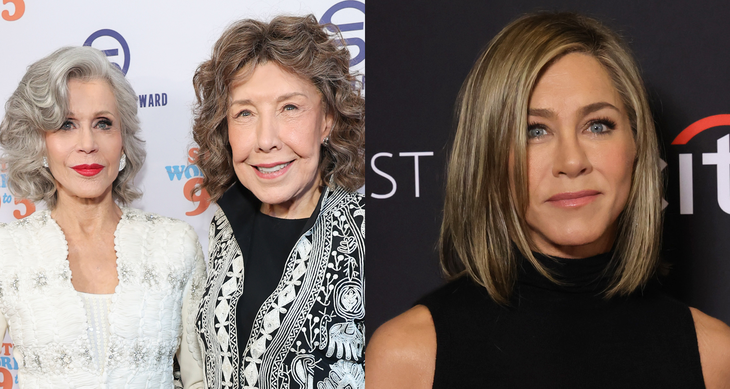 Jane Fonda & Lily Tomlin React to Jennifer Aniston Producing ’9 to 5 ...