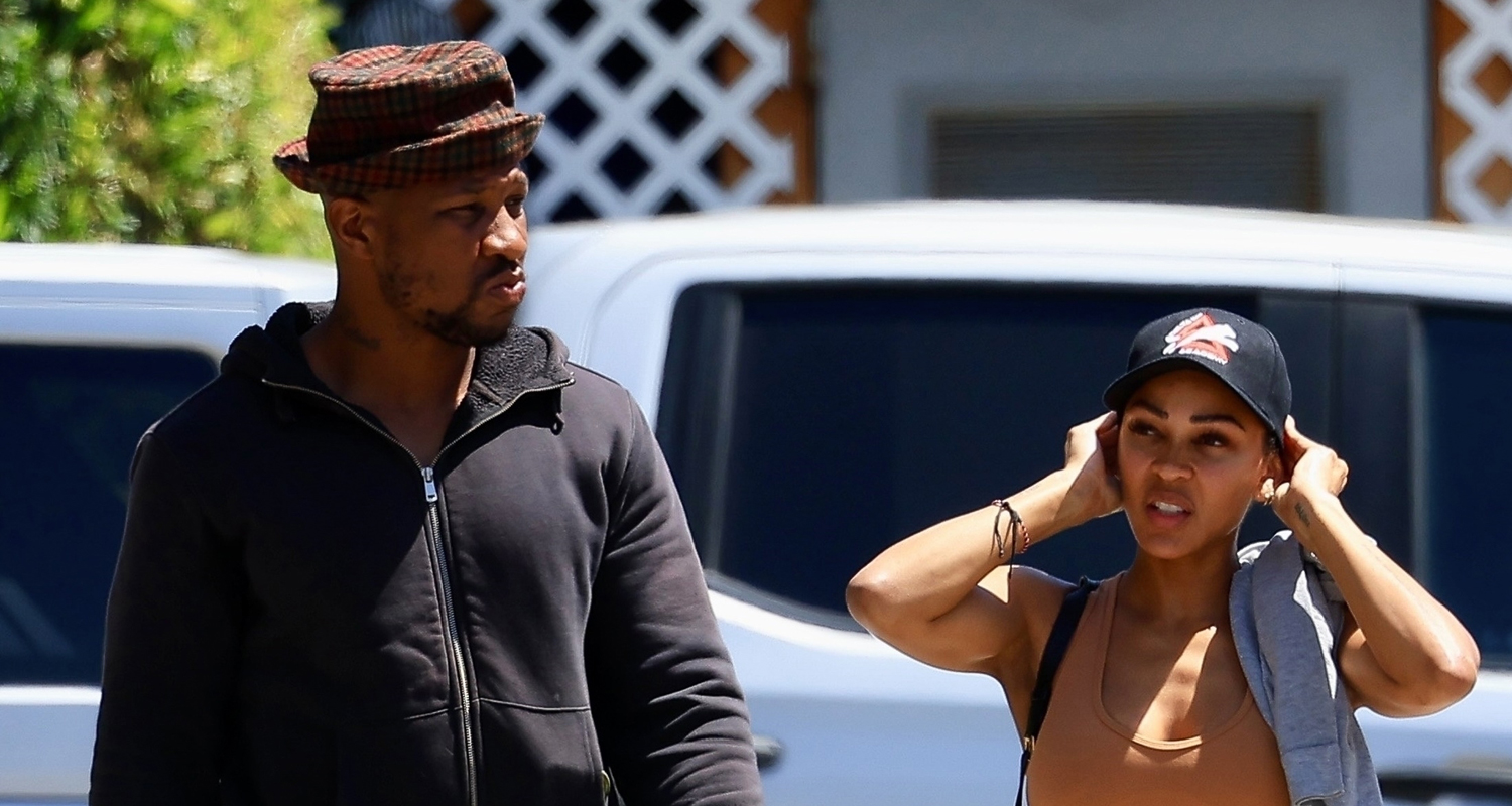 Jonathan Majors & Meagan Go Out For Lunch Weeks After His Sentencing ...