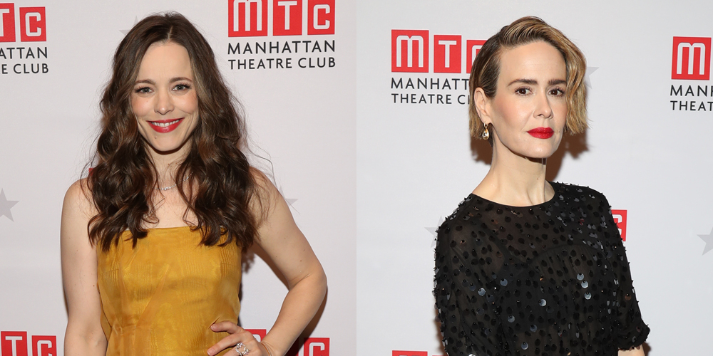 Tony Award Frontrunners Rachel McAdams & Sarah Paulson Show Support at ...