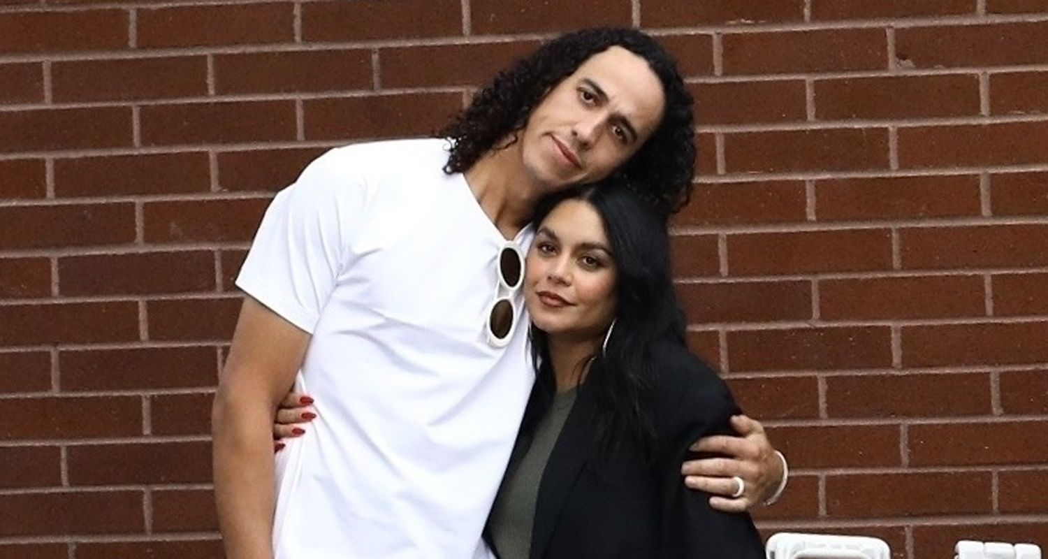 Pregnant Vanessa Hudgens Shares a Hug with Husband Cole Tucker During ...