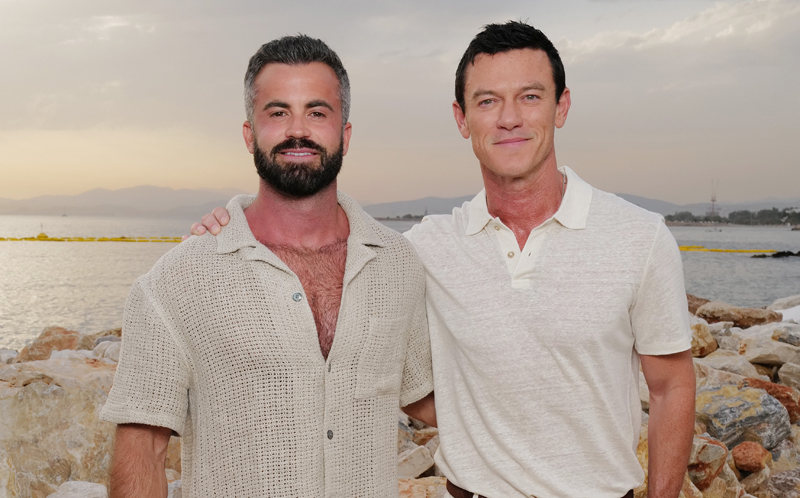 Luke Evans Attends Yacht Party in Athens with Boyfriend Fran Tomas ...