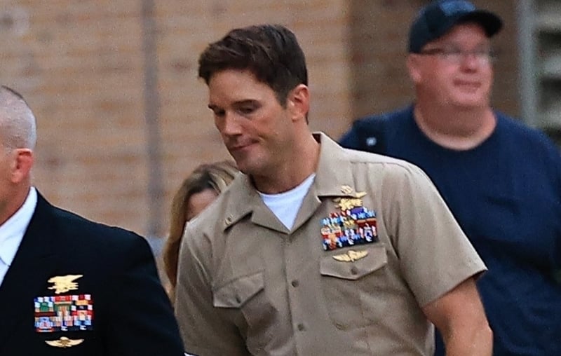 Chris Pratt Spotted in Uniform on ‘Way of the Warrior Kid’ Set with ...