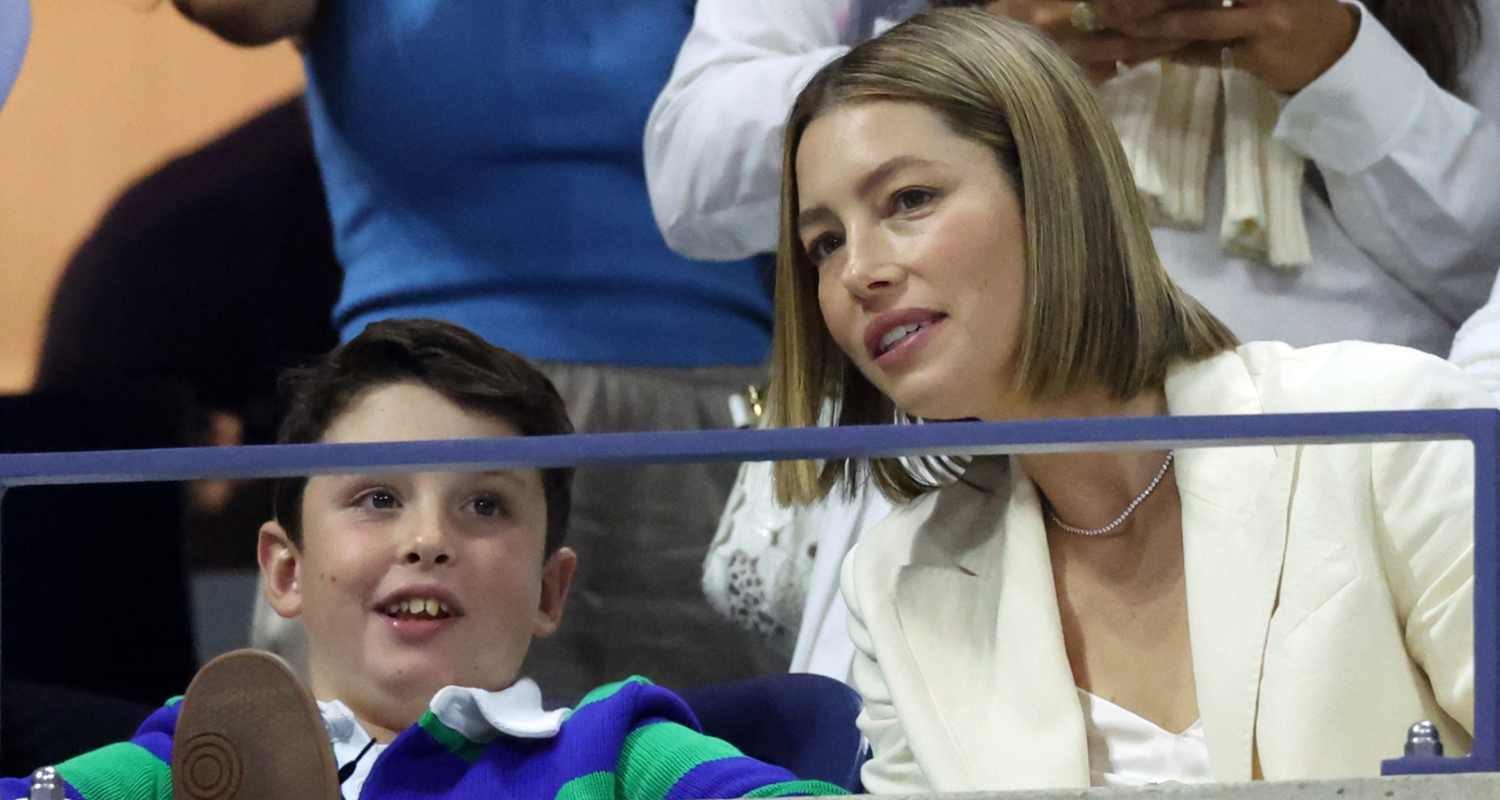 Jessica Biel Makes Rare Appearance with Son Silas, 9, at U.S. Open 2024 ...