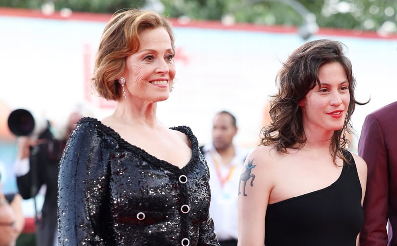 Sigourney Weaver Makes Rare Appearance with Child Shar Simpson While ...