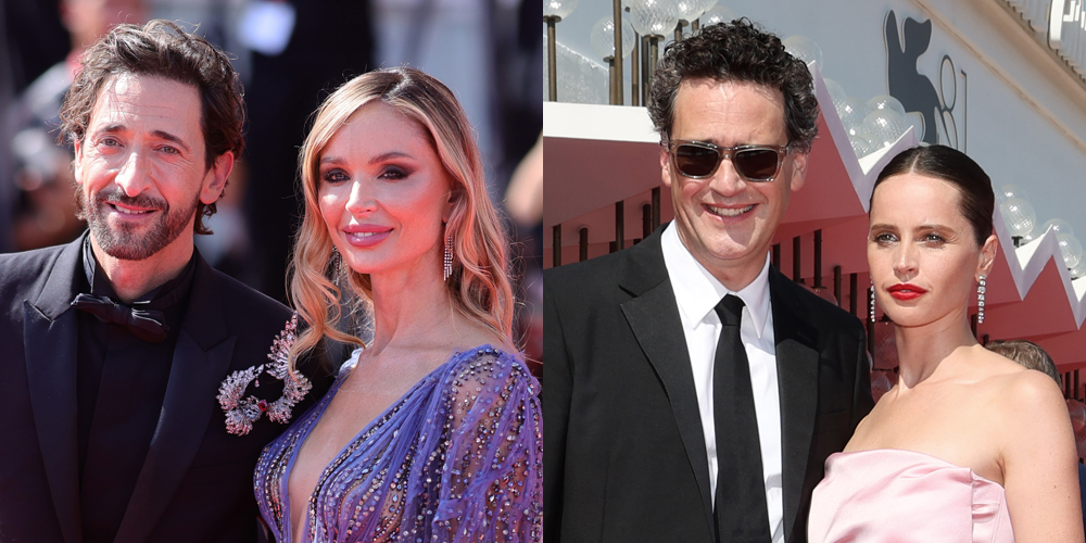 Adrien Brody & Felicity Jones Attend ‘The Brutalist’ Premiere at Venice Film Festival With Their ...