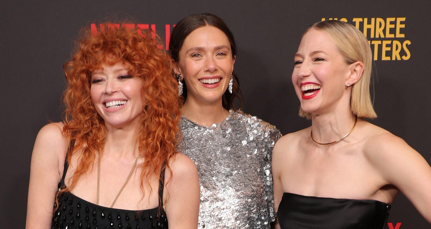 Natasha Lyonne, Elizabeth Olsen & Carrie Coon Share a Laugh at ‘His ...
