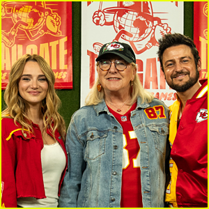 Hallmark Stars Tyler Hynes & Hunter King Join Donna Kelce at the Chiefs ...