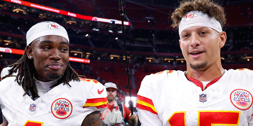 Patrick Mahomes Talks Accidentally Colliding with Teammate Rashee Rice ...