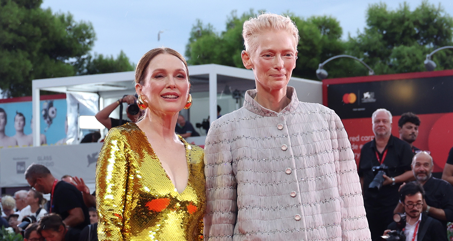 Julianne Moore & Tilda Swinton Hold Hands at ‘The Room Next Door ...