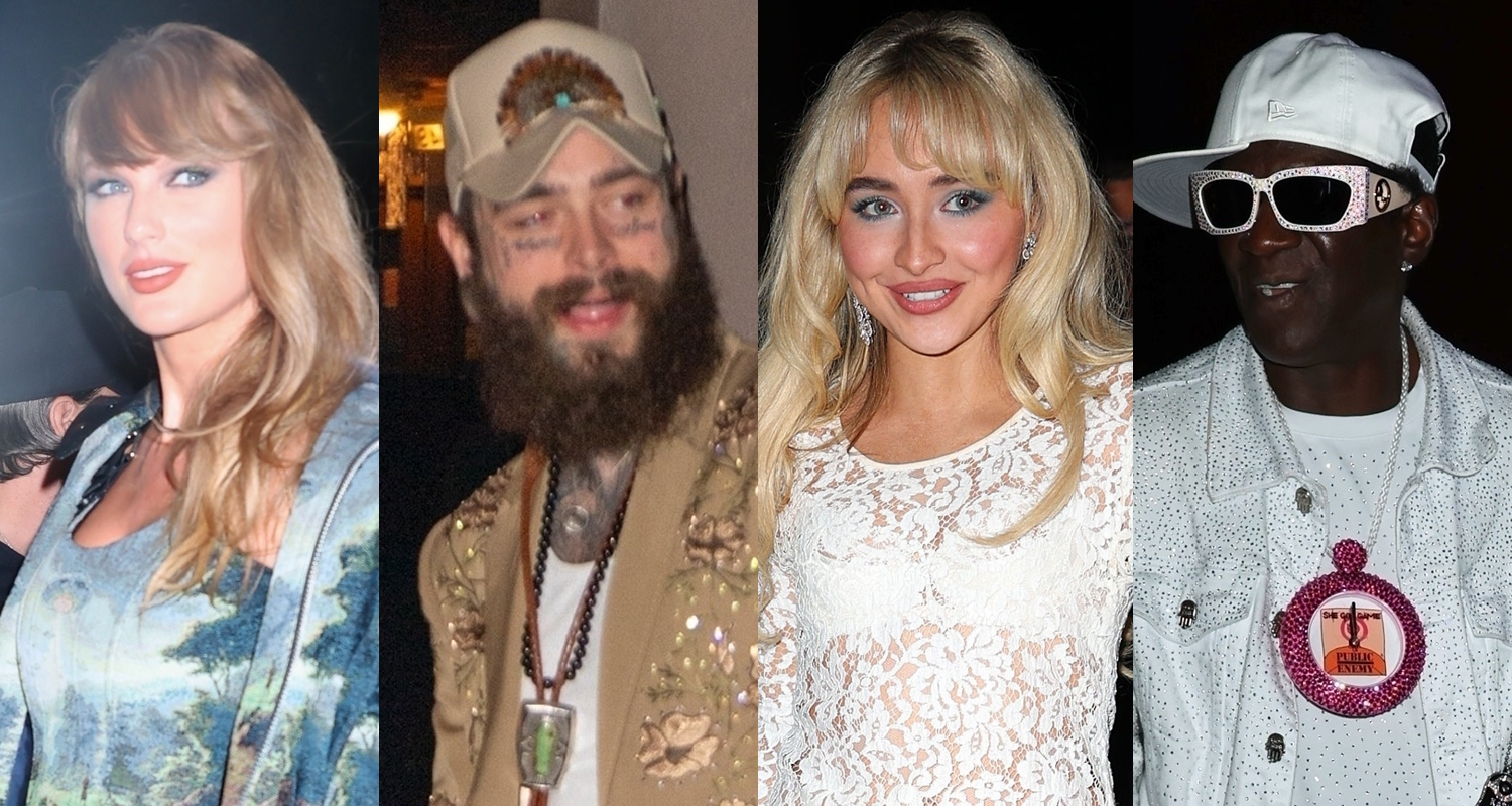Taylor Swift Joins Post Malone, Flavor Flav, Sabrina Carpenter, & More ...