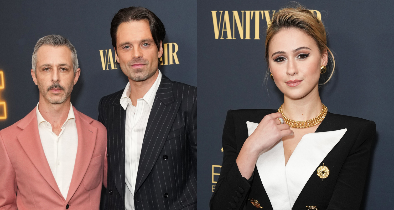 Sebastian Stan, Jeremy Strong, & Maria Bakalova Step Out for ‘The ...