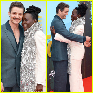 Lupita Nyong’o & Pedro Pascal Share an Embrace While Promoting ‘The ...