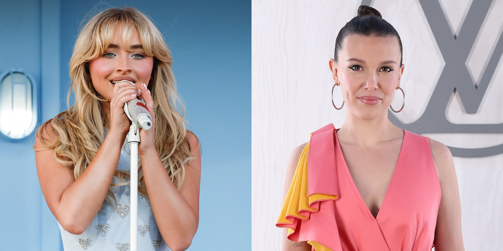 Sabrina Carpenter ‘Arrests’ Millie Bobby Brown With Fuzzy Handcuffs ...