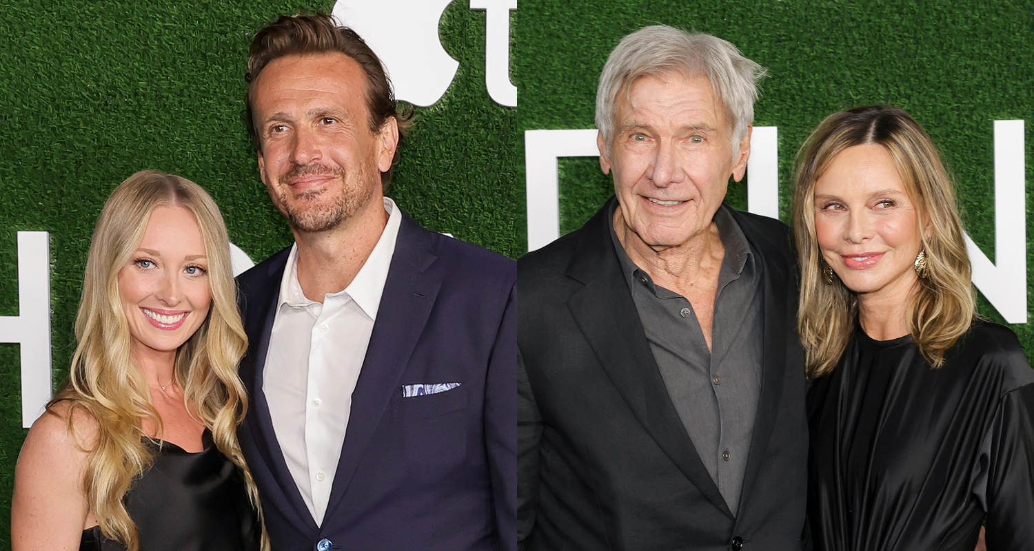 Jason Segel & Harrison Ford Get Support from Their Leading Ladies at ...