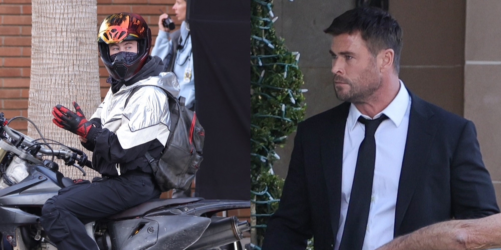 Barry Keoghan Spotted on Motorcycle While Filming ‘Crime 101′ Scene ...