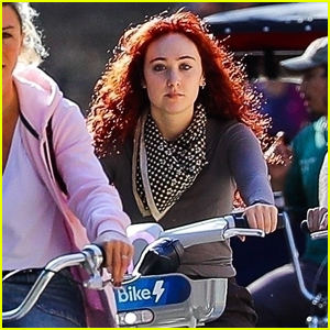 Chappell Roan Goes Bike Riding Around NYC Ahead of ‘Saturday Night Live ...