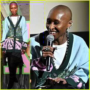 Cynthia Erivo Wears Emerald City Cardigan from Roots x ‘Wicked ...