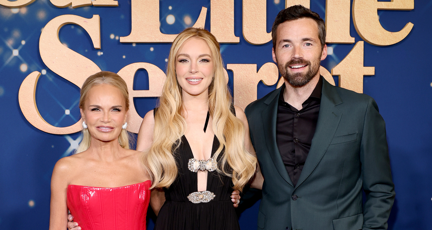 Lindsay Lohan Stuns in Sheer Dress at ‘Our Little Secret’ Premiere Alongside Kristin Chenoweth ...