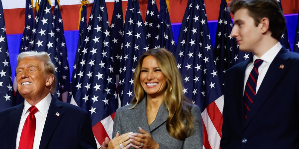 Donald Trump’s Family, Including Son Barron & Wife Melania, Join Him ...