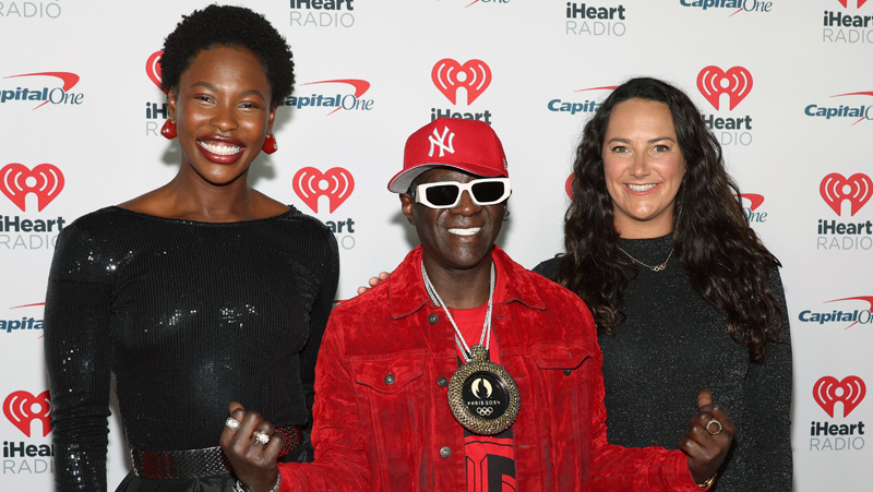 Flavor Flav Tears Up While Receiving Custom Clock from Water Polo Team ...