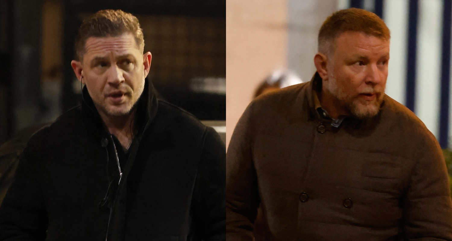 Tom Hardy & Guy Ritchie Film Scenes for New Crime Drama Series in ...