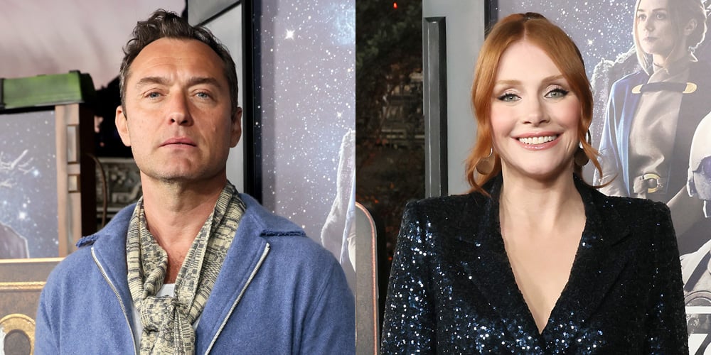 Jude Law Bryce Dallas Howard More Celebrate Launch Of Star Wars