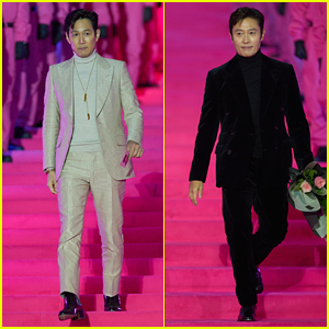 Lee Jung-jae, Lee Byung-hun & More Walk Down Pink Steps at ‘Squid Game ...