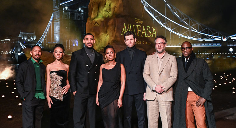 Disney’s ‘Mufasa’ Cast Turns London’s Tower Bridge Into Pride Rock for UK Premiere | Aaron ...