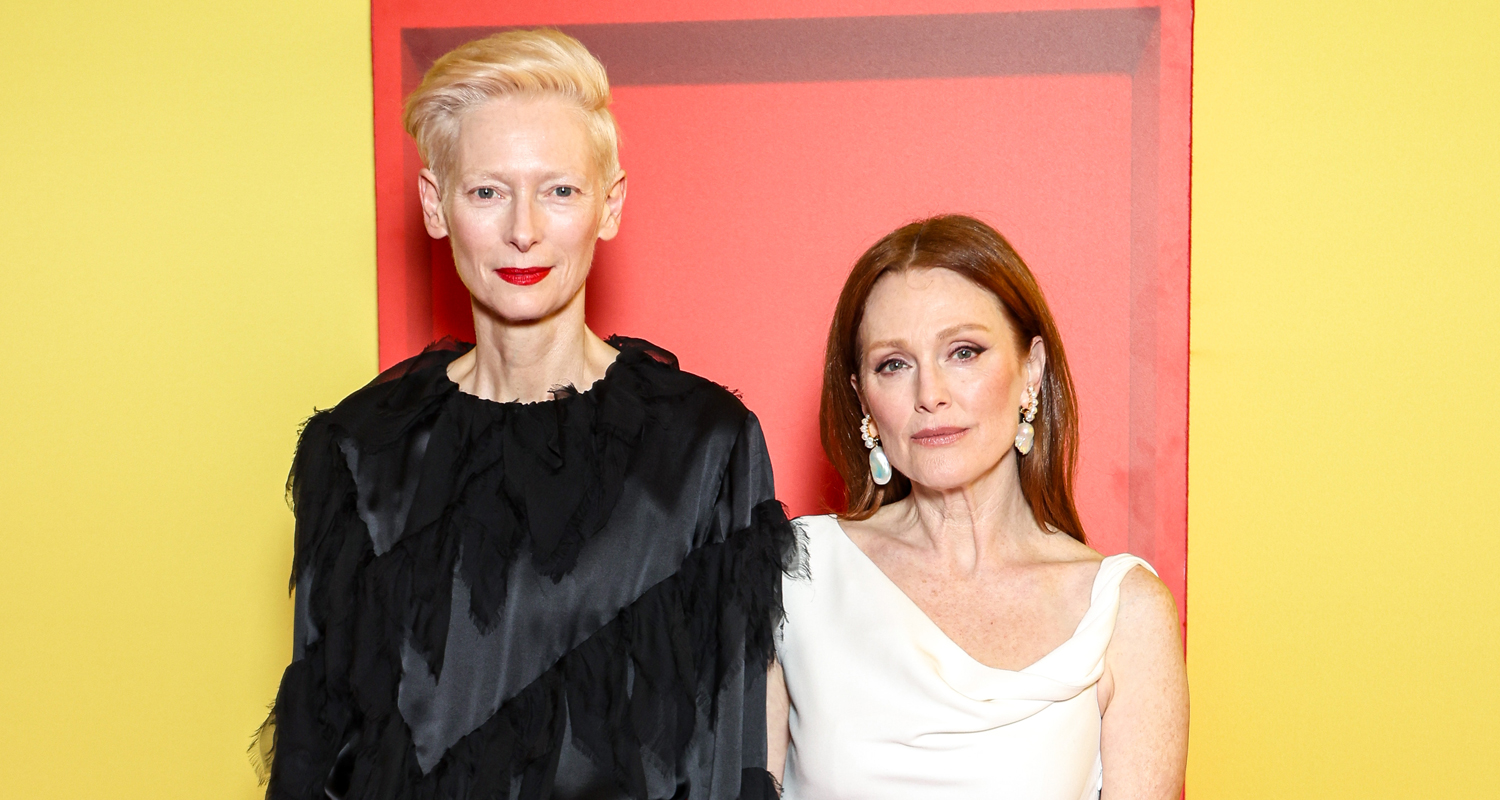 Tilda Swinton & Julianne Moore Hold Hands at ‘The Room Next Door’ Premiere in Paris | Julianne ...
