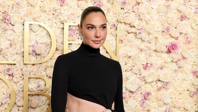 Gal Gadot Bares Skin in Cut-Out Dress on Golden Globes 2025 Red Carpet ...