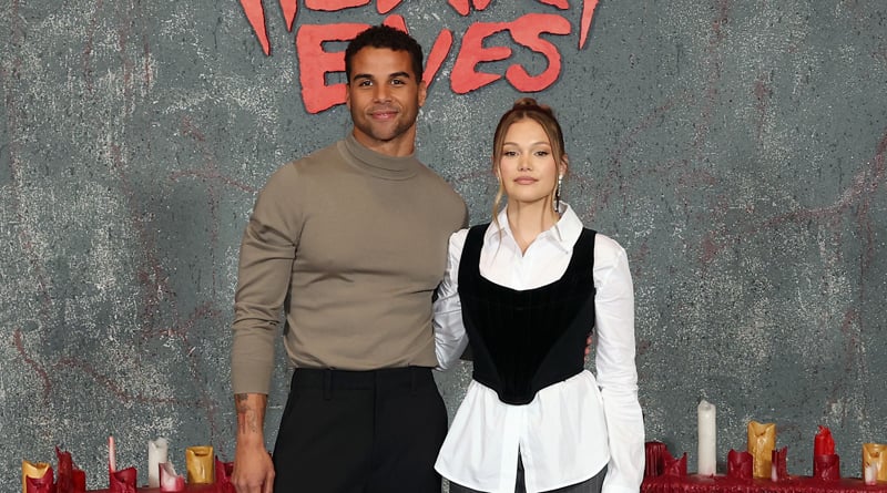 Mason Gooding & Olivia Holt Promote Their Valentine’s Day-Themed Horror ...