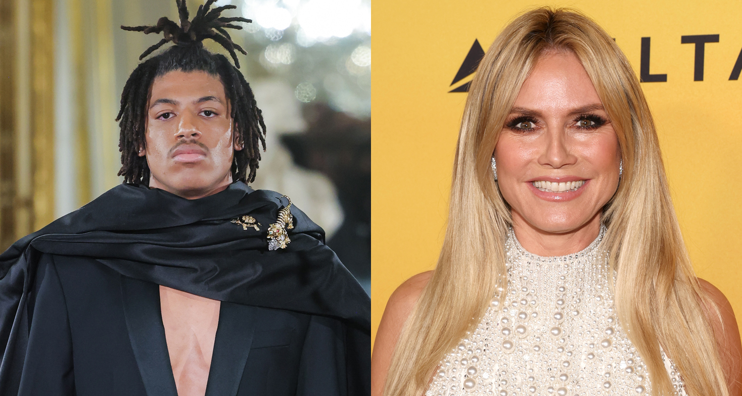 Heidi Klum’s Son Henry Makes Modeling Debut in Lena Erziak Haute ...