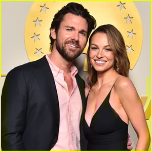 When Calls the Heart’s Kevin McGarry Supports Wife Kayla Wallace at Pre-Golden Globes 2025 Event ...