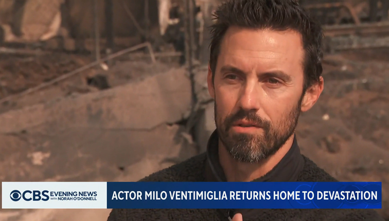 Milo Ventimiglia Watched His Malibu Home Burn Down on Security Camera ...